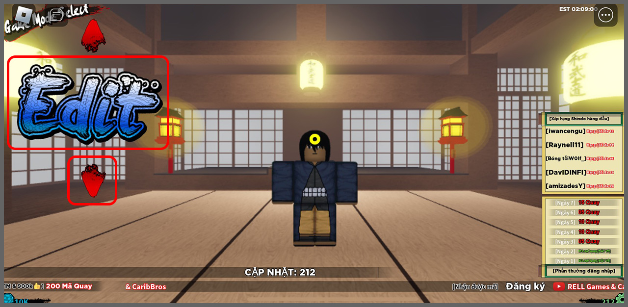 Code Shindo Life (Shinobi Life 2) tháng 05/2026 mới nhất