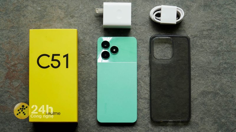 Trên tay realme C51: Giá 3.69 triệu, thiết kế trẻ trung, cấu hình tốt