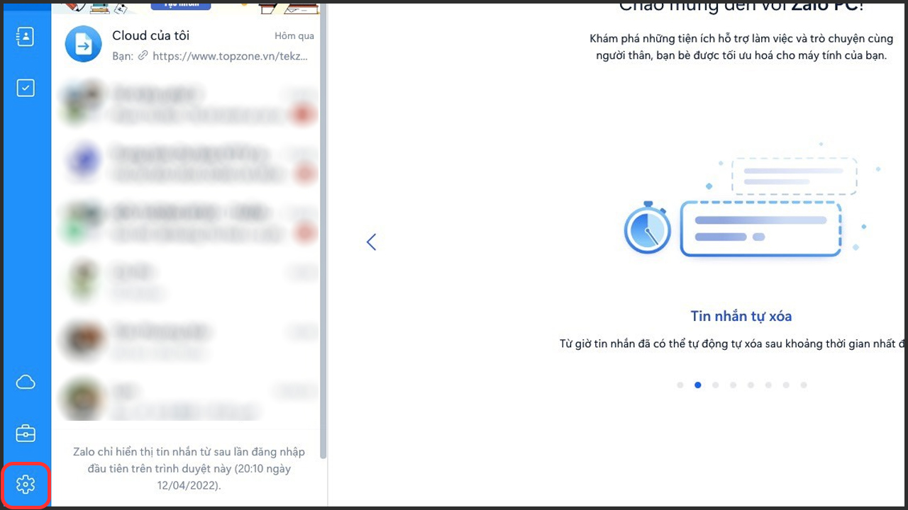 Chat Zalo.me - Đăng nhập Zalo online không cần tải ứng dụng cực tiện