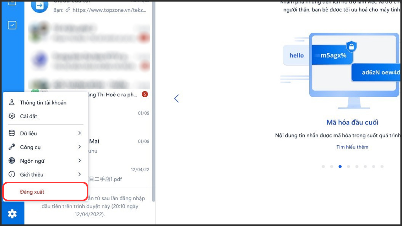 Chat Zalo.me - Đăng nhập Zalo online không cần tải ứng dụng cực tiện