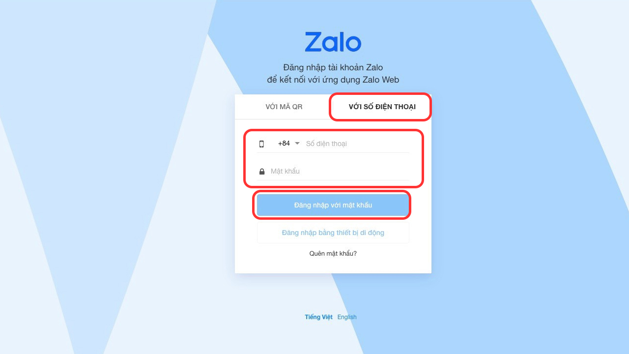 Chat Zalo.me - Đăng nhập Zalo online không cần tải ứng dụng cực tiện