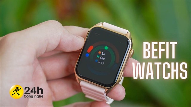 Trên tay BeFit WatchS: Thiết kế trẻ trung, nhiều tính năng hữu dụng