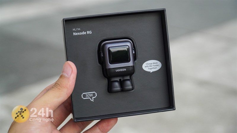 Trên tay Ugreen Nexode RG 30 W: Thiết kế độc đáo, hỗ trợ công nghệ GaN