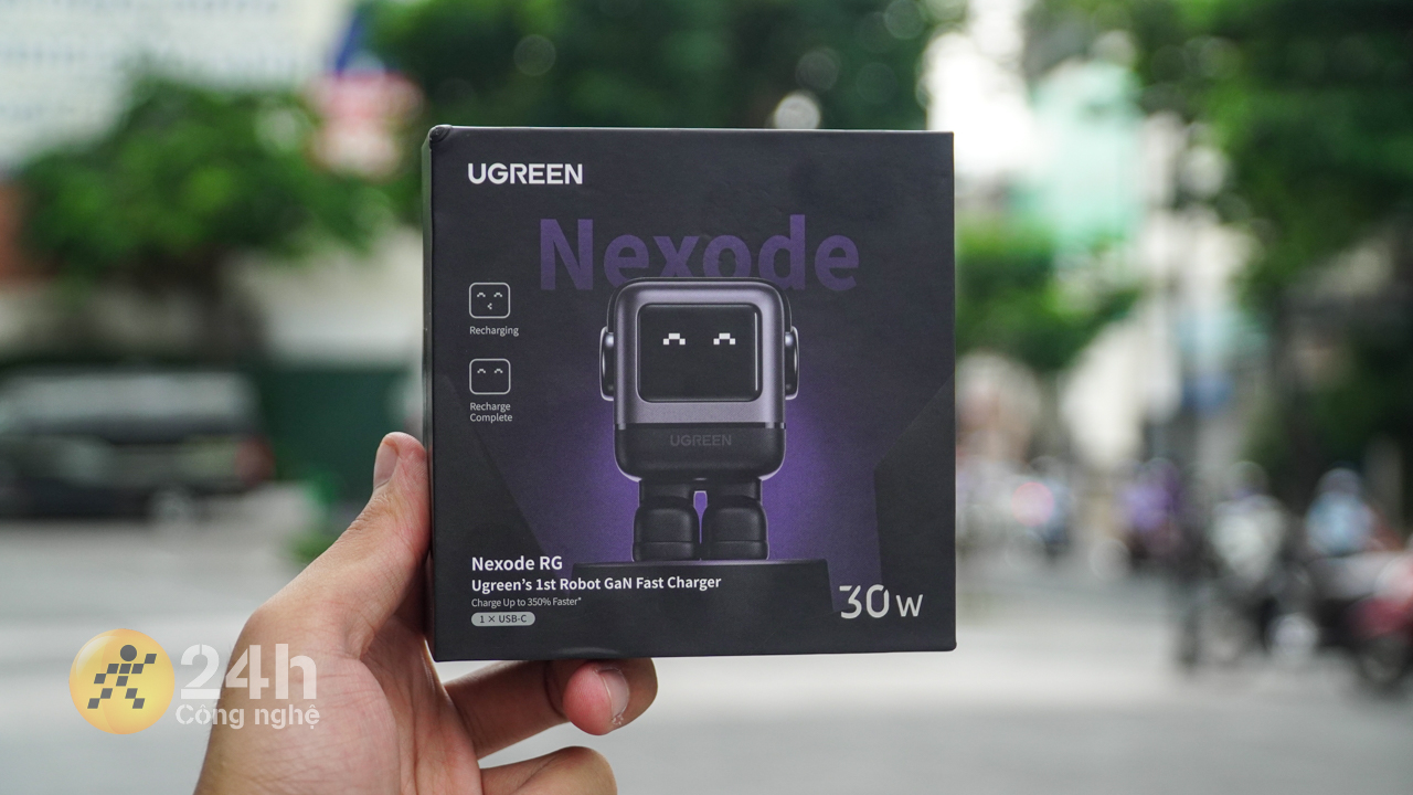 Trên tay Ugreen Nexode RG 30 W: Thiết kế độc đáo, hỗ trợ công nghệ GaN