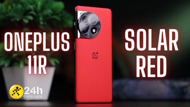 Trên tay OnePlus 11R Solar Red: Mặt lưng da, chip Snapdragon 8+ Gen 1