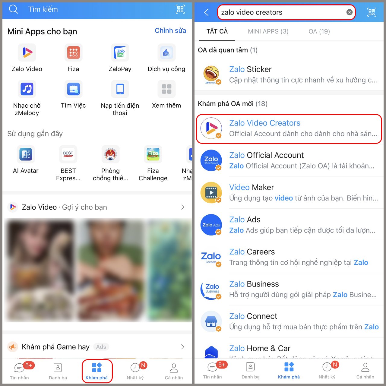 Zalo Video Creators là gì? Cách xem, tạo, đăng ký kênh Zalo Video