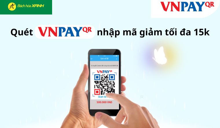 Nhập mã VNPAYBHX15 giảm 15k đơn từ 400k khi thanh toán qua VNPAY