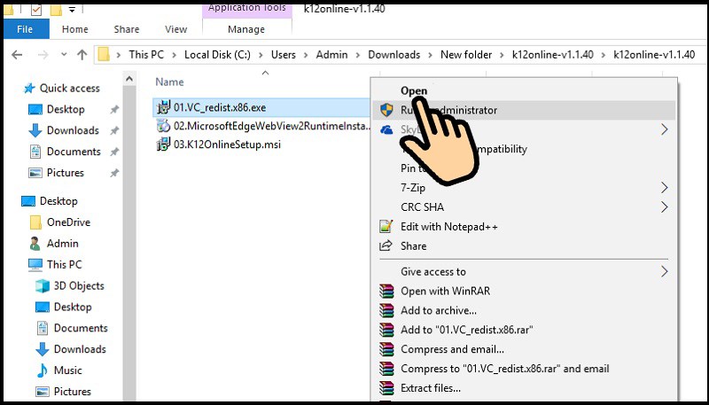 Cách tải, cài đặt phần mềm K12Online trên máy tính, PC đơn giản