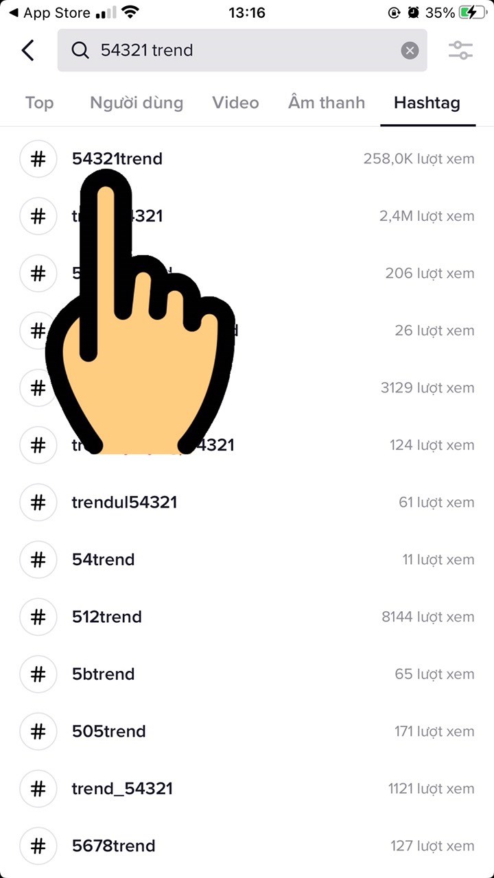 Cách làm trend 54321 trên TikTok đang hot