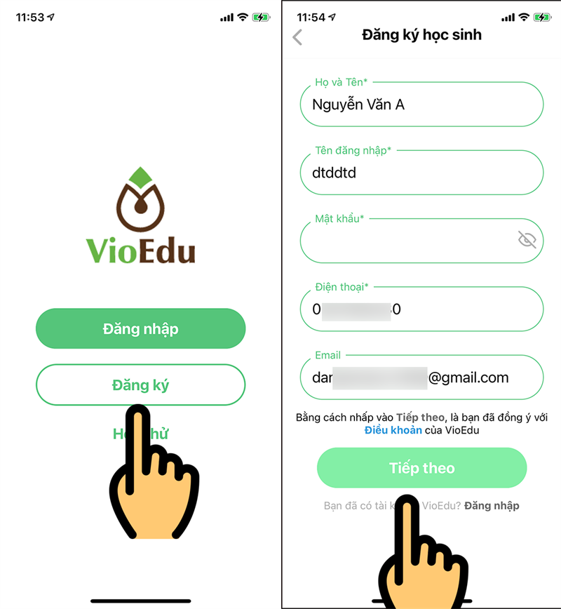 Hướng dẫn sử dụng VioEdu học online cho học sinh chi tiết