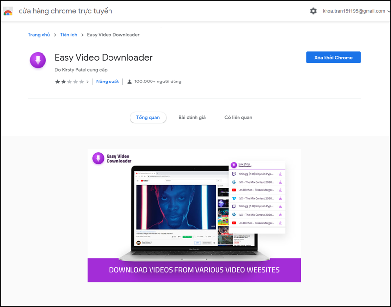 Tổng hợp 5 tiện ích tải video trên Chrome