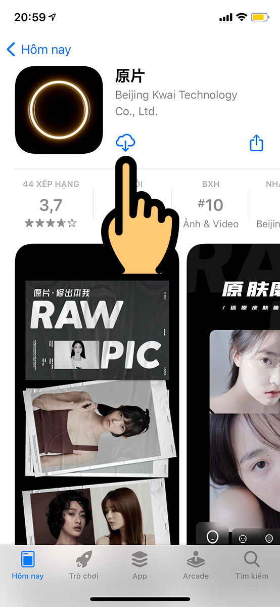 Cách tải app Beijing 原 片 trên Android, iOS: Chỉnh ảnh kiểu Trung