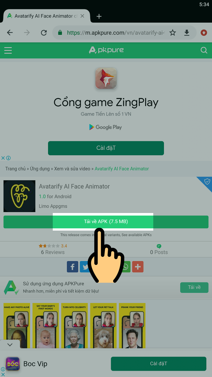 Cách tải, cài đặt app Avatarify cho Android: Chế ảnh khuôn mặt