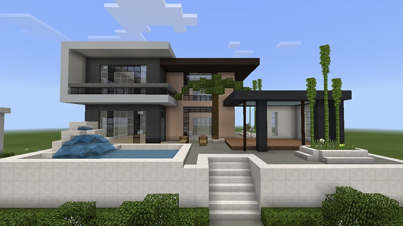 Tổng hợp Xây nhà Minecraft đẹp hiện đại Với hướng dẫn chi tiết và ý ...
