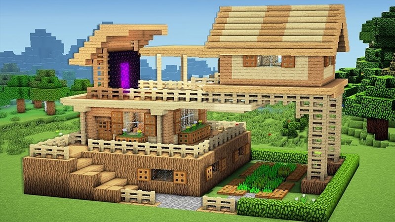 Top 35 ý tưởng xây nhà đẹp, biệt thự hiện đại trong Minecraft
