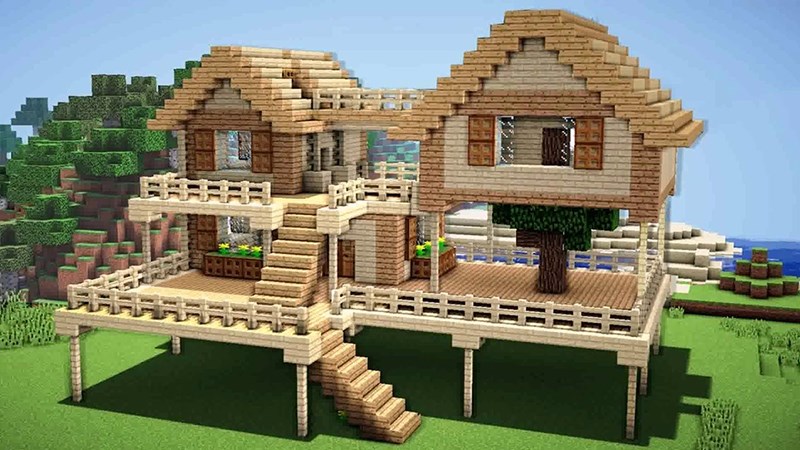 35 ý tưởng xây nhà đẹp, biệt thự hiện đại trong Minecraft | Cách xây ...