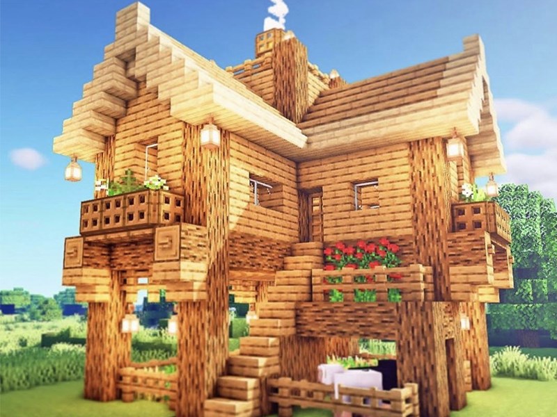 Top 35 ý tưởng xây nhà đẹp, biệt thự hiện đại trong Minecraft
