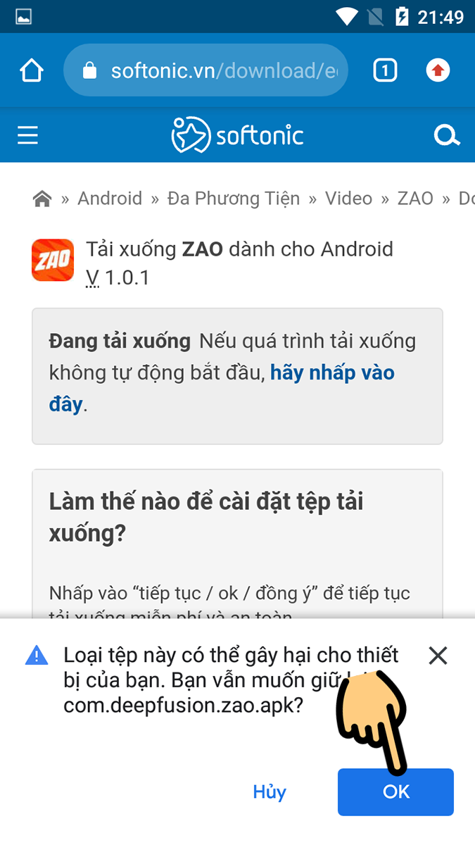Cách tải app Zao trên Android, iOS: Ghép mặt vào video kiểu Trung