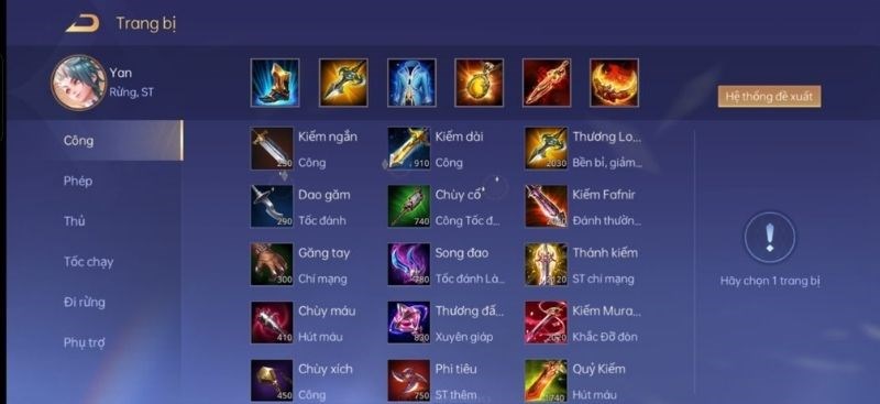 Cách chơi Yan Liên Quân mùa 28 | Cách lên đồ, Bảng ngọc, Combo chuẩn