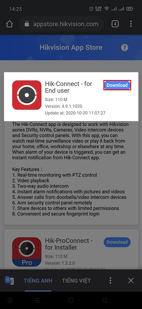 2 cách tải, cài đặt app Hik-Connect cho điện thoại Android - Chia Sẻ ...