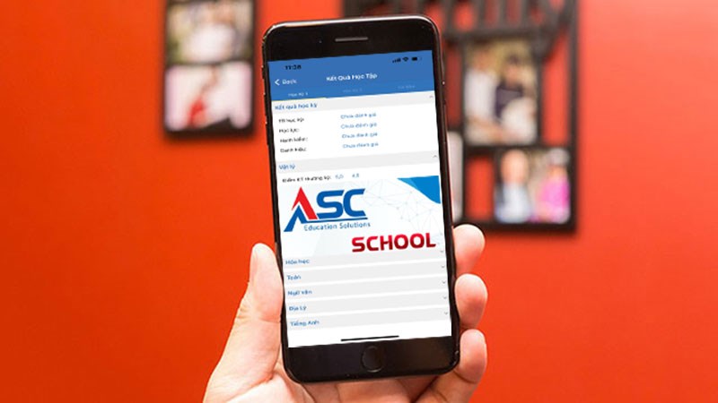 Cách tra cứu điểm, kết quả học tập học sinh trên ASC-School đơn giản