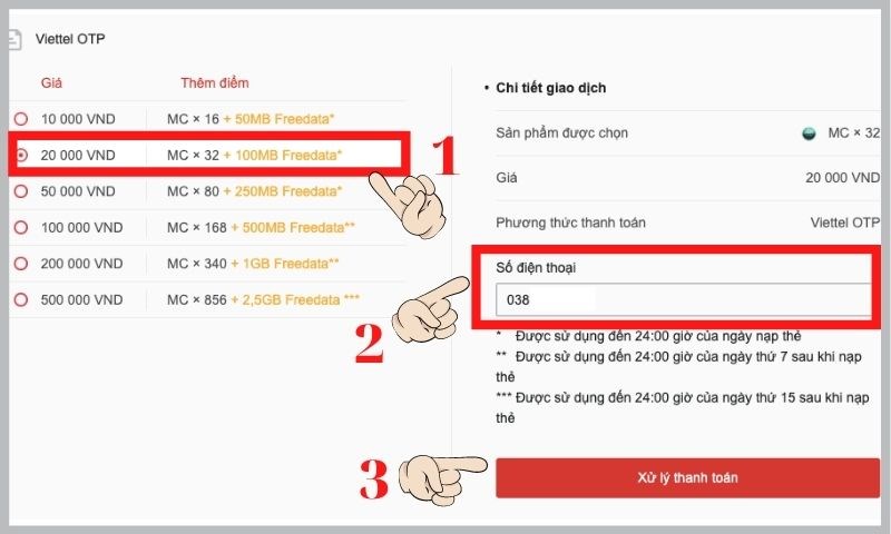 6 cách nạp thẻ, nạp FC Online FO4 trên napthe.vn nhanh chóng nhất