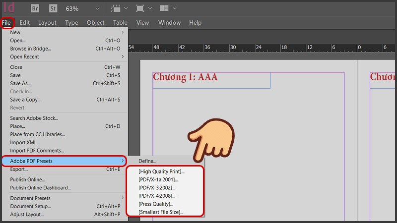 Cách xuất file PDF, PNG, JPEG trong InDesign nhanh, dễ dàng