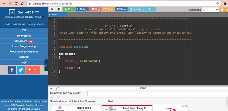 16 web viết code online tốt nhất và hiệu quả nhất
