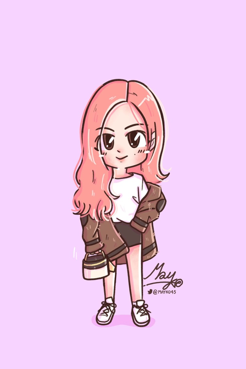 Tổng hợp Rosé cute chibi Những hình ảnh vô cùng đáng yêu