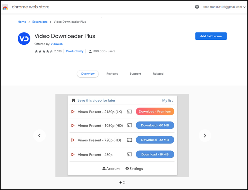 Tổng hợp 5 tiện ích tải video trên Chrome