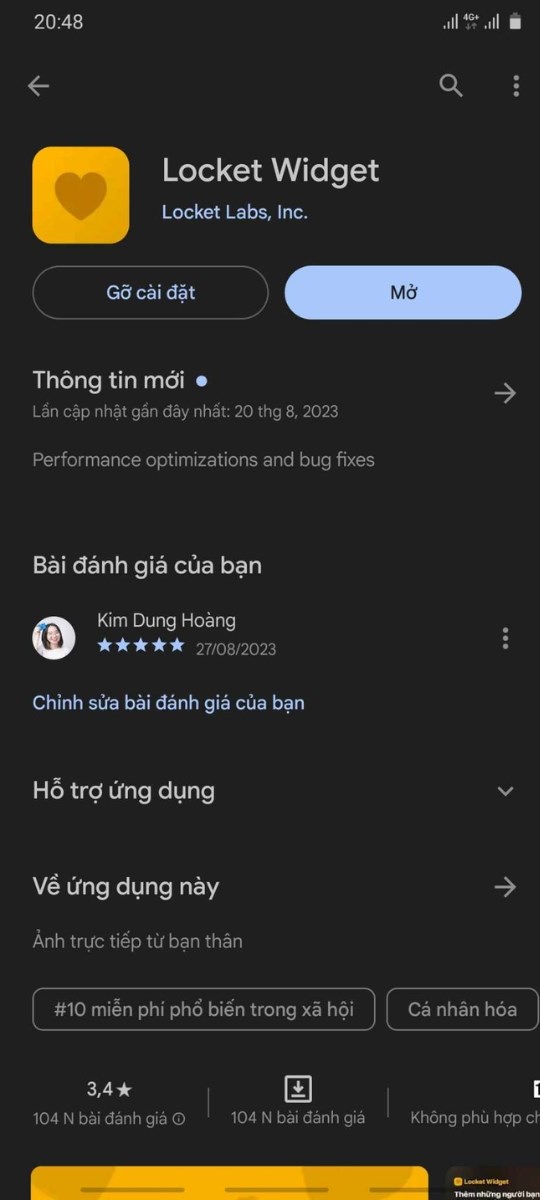 Cách sử dụng Locket Widget cho Android cực đơn giản