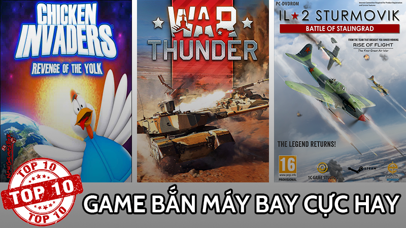 Top 11 game bắn máy bay PC cực hay, nên chơi ngay