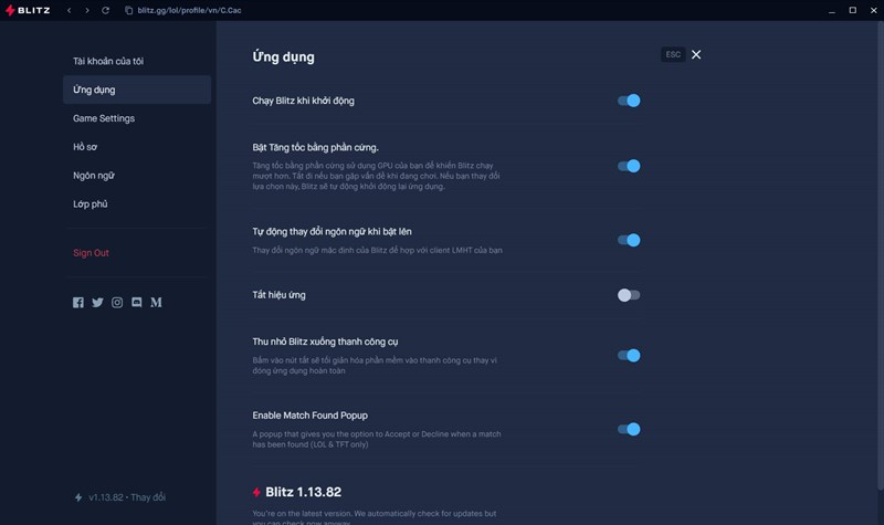 Cách tải và hướng dụng sử dụng Blitz App hỗ trợ chơi LMHT