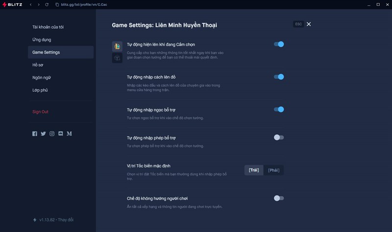 Cách tải và hướng dụng sử dụng Blitz App hỗ trợ chơi LMHT