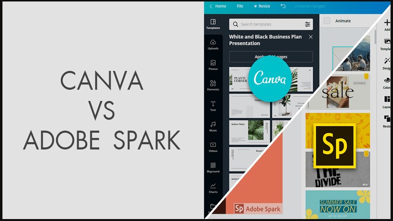 Canva Vs Adobe Spark: Công cụ thiết kế online nào tốt hơn?