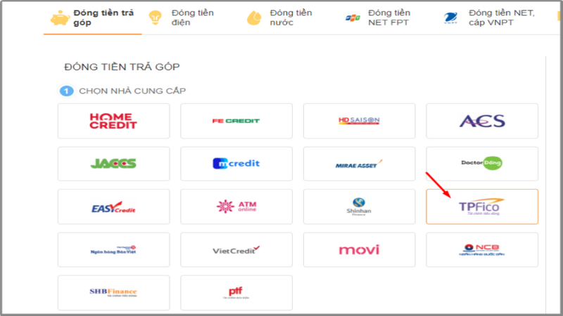 Hướng dẫn cách thanh toán trả góp TP Fico nhanh chóng, đơn giản