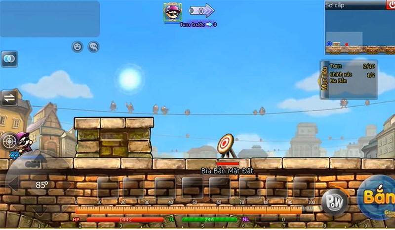 Cách bắn Gunny Origin CHUẨN, hướng dẫn đo cự ly, tỷ lệ chuẩn