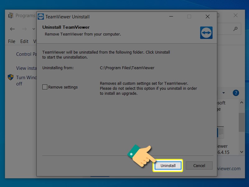 3 cách gỡ, xóa Teamviewer hoàn toàn trên máy tính đơn giản