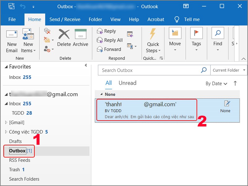 Cách hẹn giờ gửi mail trong Outlook, trì hoãn và sắp xếp gửi tự động