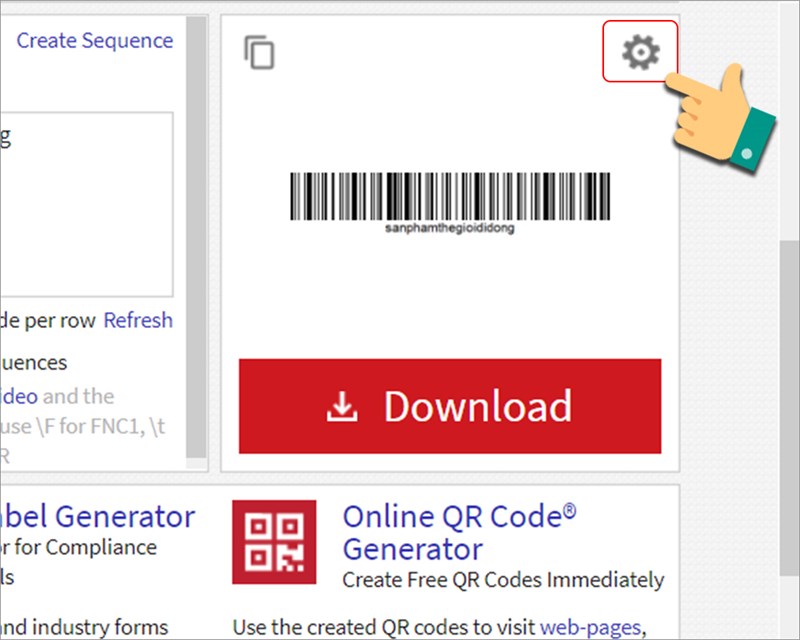 Create barcode - tataoffers