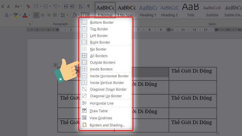 Cách xóa đường kẻ trong Word đơn giản nhất chỉ với vài thao tác