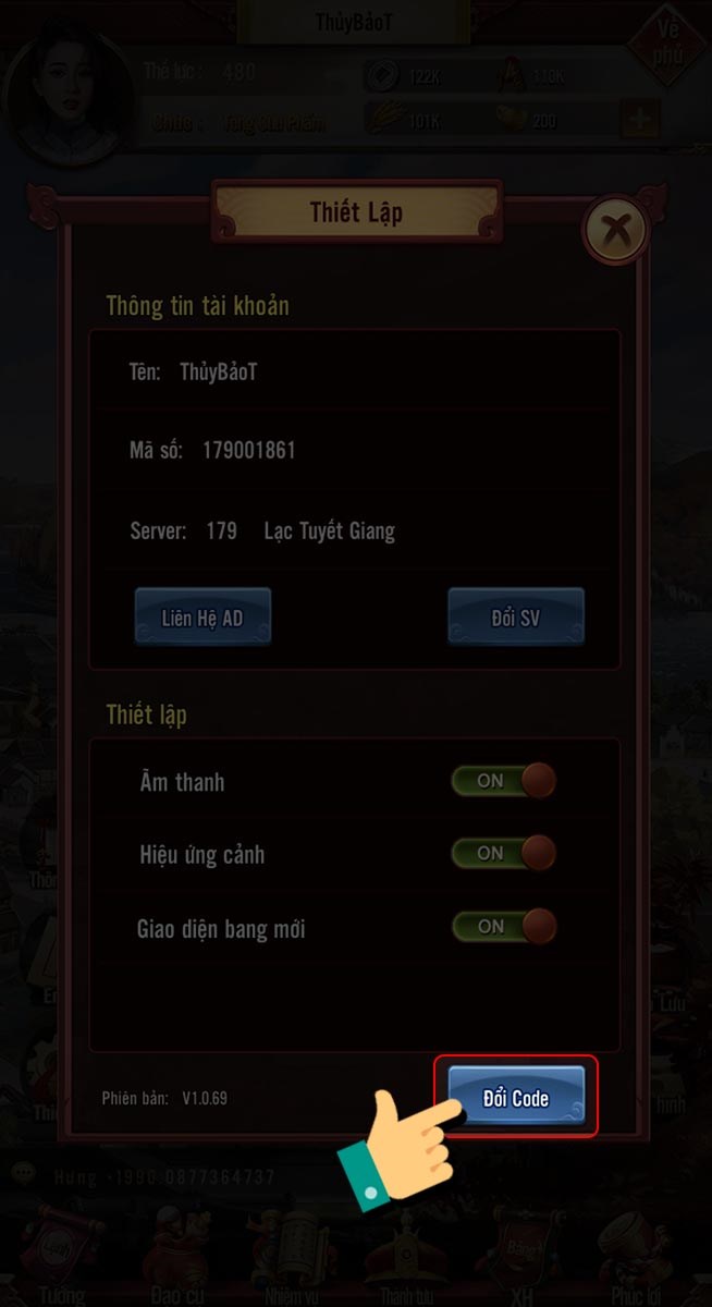 Code Lão Gia Cát Tường mới nhất 2022