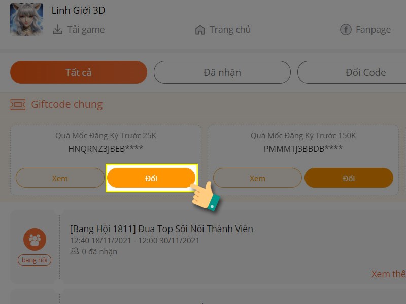 Code Linh Giới 3D mới nhất 2022: Cách nhập code