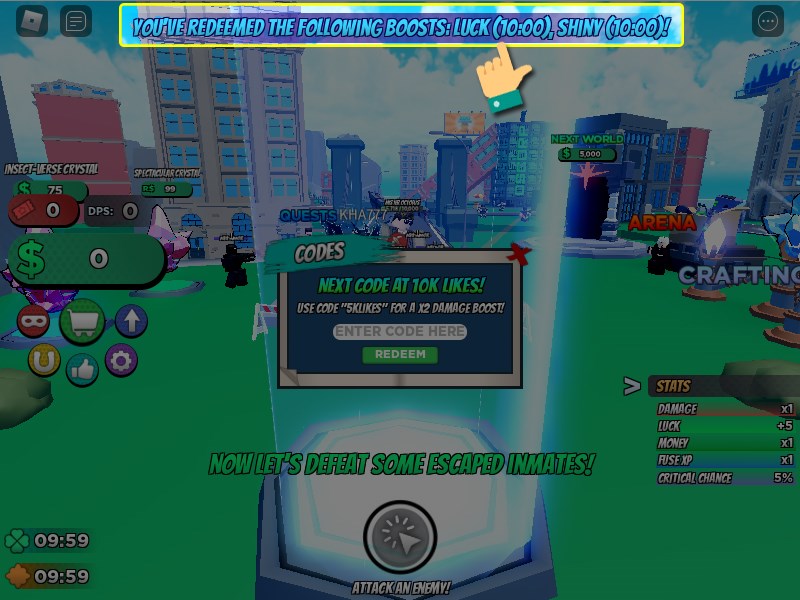 Code Multiverse Fighters Simulator MỚI NHẤT 2022, cách nhập code