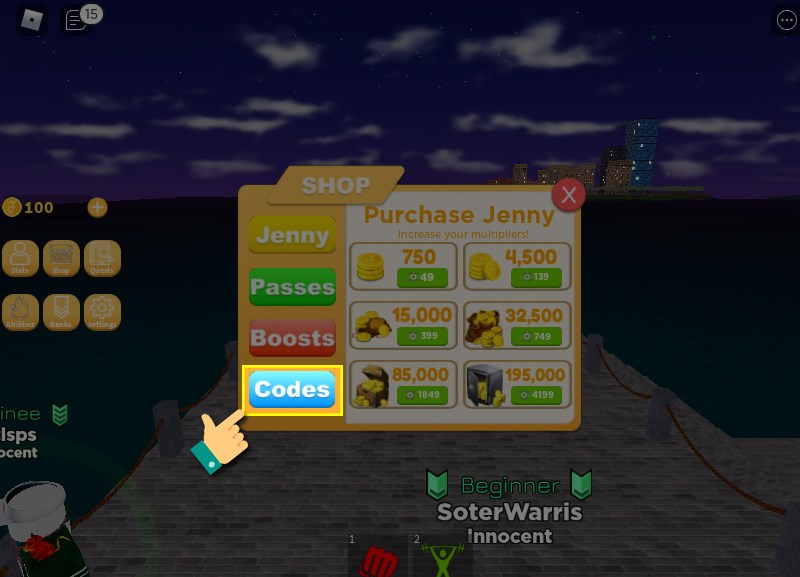 Code Nen Fighting Simulator 2024, cách nhập code nhận QUÀ KHỦNG