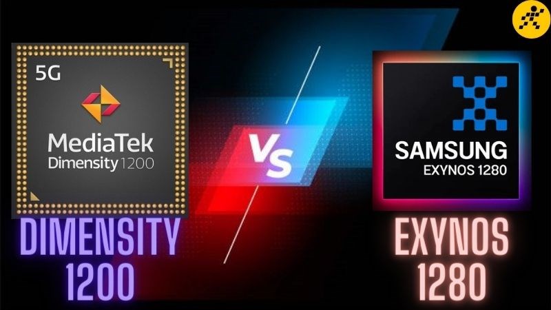 So sánh Dimensity 1200 vs Exynos 1280, chênh lệch phân khúc