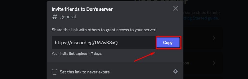 Hướng dẫn cách lấy link Discord nhanh chóng, đơn giản