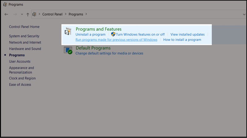 Hướng dẫn cách cài Net Framework 3.5 cho Windows 10 c