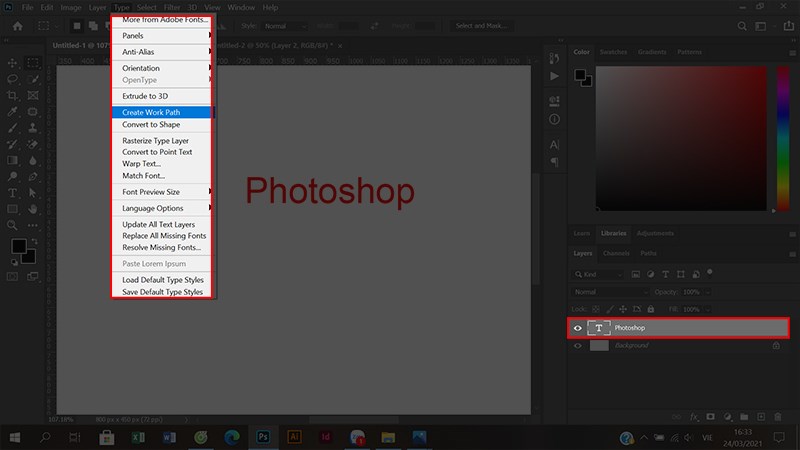 Cách chuyển đổi chữ, ảnh sang Vector trong Photoshop cực dễ