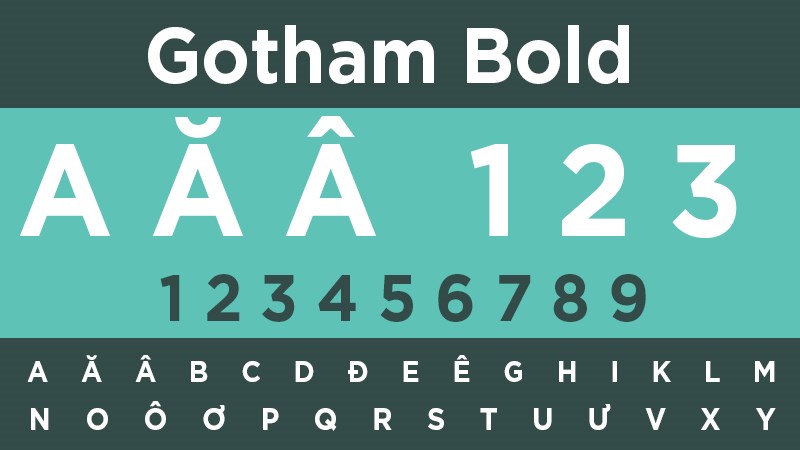 Tải font Gotham Việt hóa miễn phí: Trọn bộ Font Gotham đẹp